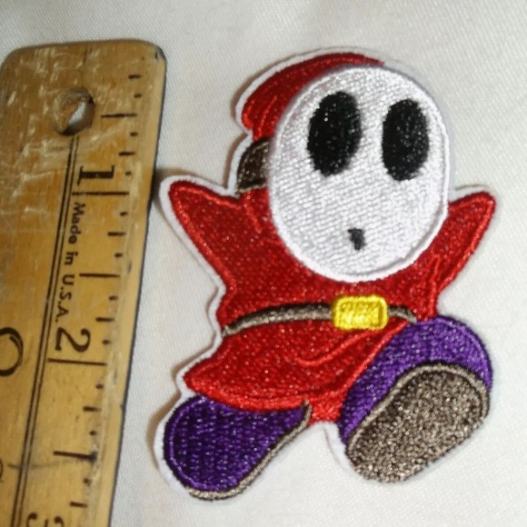 Accessories | Shy Guy Shyguy Super Mario Bros Iron On Patch | Poshmark